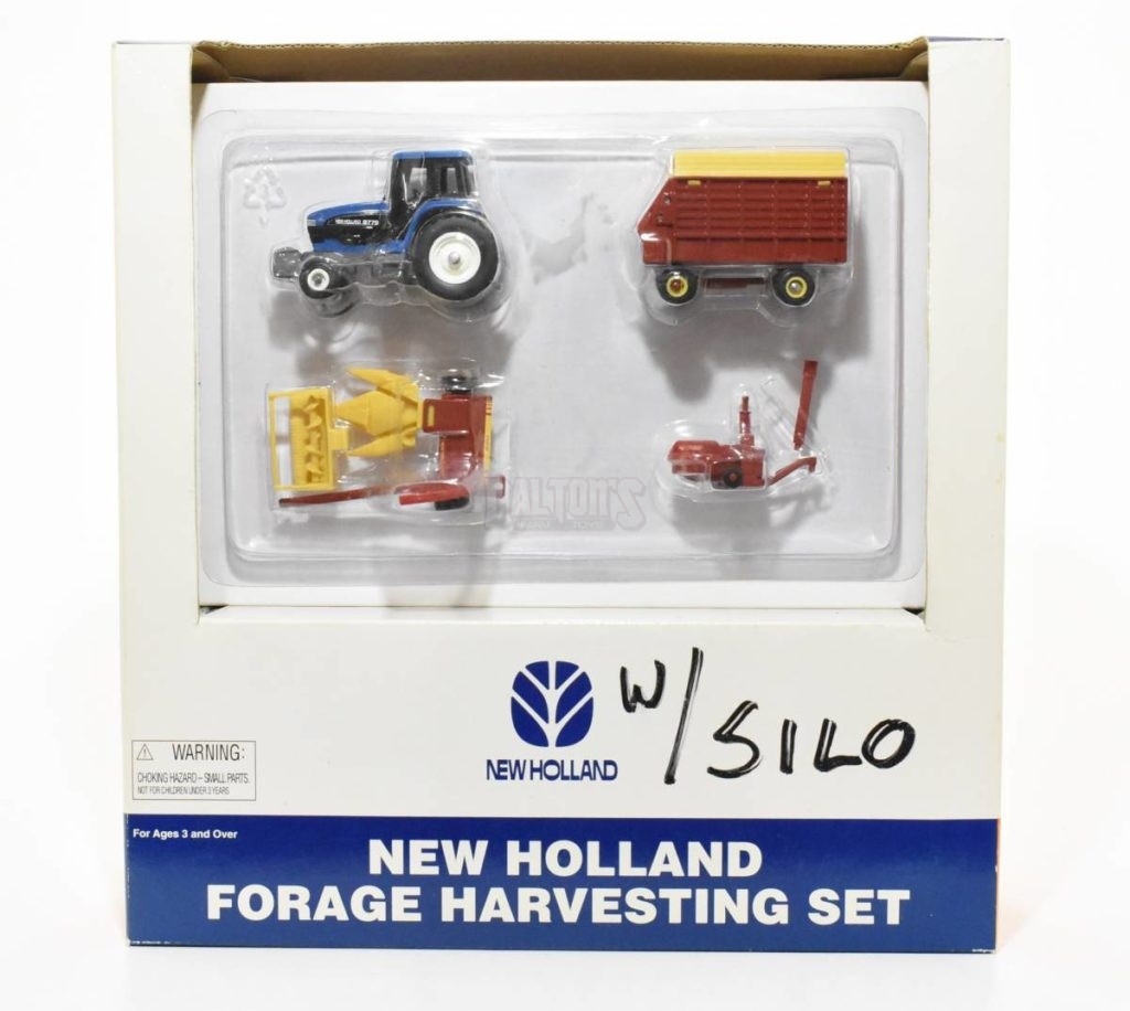 1/64 New Holland Forage Harvesting Set With Silo Forage Chopper Blower ...