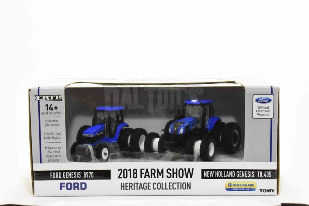 1/64 New Holland 2018 Farm Show Heritage Set With Ford 8970 & T8.435 - Dalton's Farm Toys