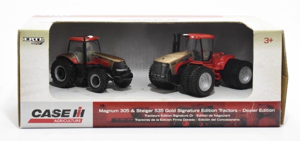 1/64 Case Ih Magnum 305 and Steiger 535 4Wd Gold Signature Edition ...