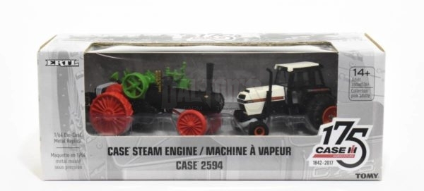 1/64 Case Steam Engine And Case 2594 Tractor 175Th Anniversary Set ...