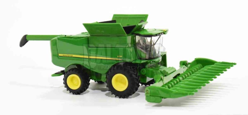 1/64 John Deere S790 Combine With Folding Corn Head - Dalton's Farm Toys
