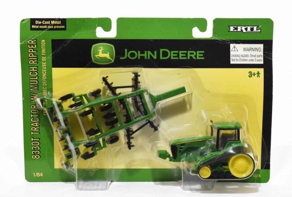 1/64 John Deere 8330T Tractor With Tracks And Mulch Ripper - Dalton's ...