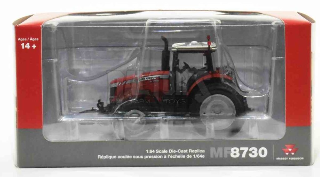 1/64 Massey Ferguson 8730 Tractor With Fwd & Duals - Dalton's Farm Toys