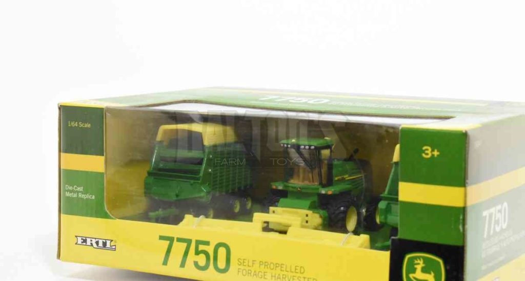 1/64 John Deere 7750 Self Propelled Forage Harvester With 2 Forage ...