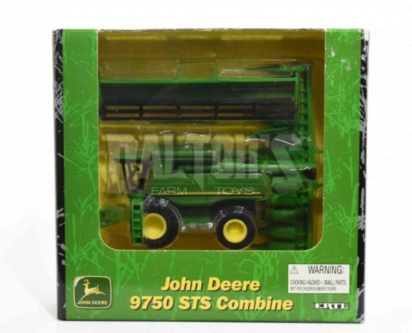 1/64 John Deere 9750 STS Combine With 12 Row Corn Head & Grain Head - Dalton's Farm Toys