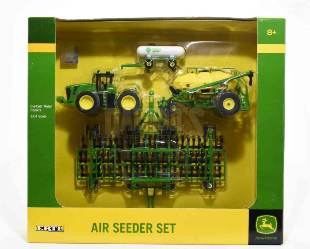 1/64 John Deere Air Seeder 4 Piece Set, 9530 4Wd Tractor, Air Seeder ...