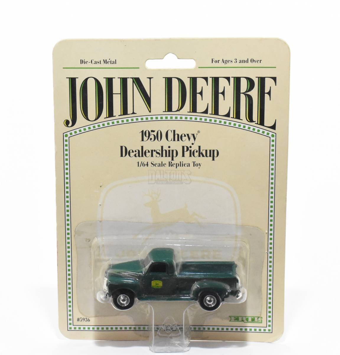 164 John Deere 1950 Chevy Dealership Pickup Daltons Farm Toys