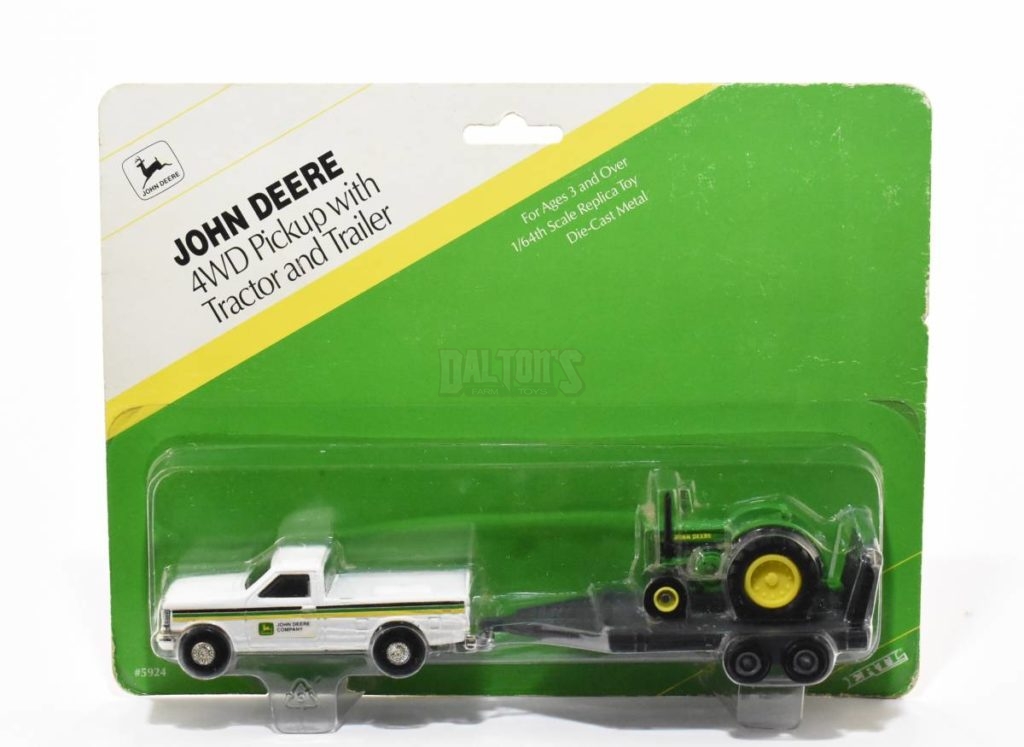 1/64 John Deere 4Wd Pickup With Model D Tractor And Trailer - Dalton's ...