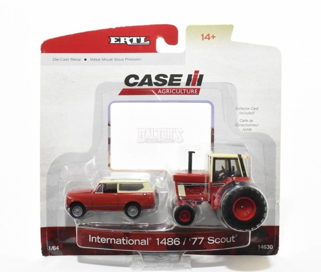1/64 International 1486 Tractor With '77 Scout - Dalton's Farm Toys