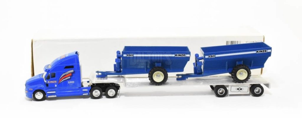 1/64 Kinze 35th Anniversary Semi With Two 840 Auger Wagons Grain Carts ...