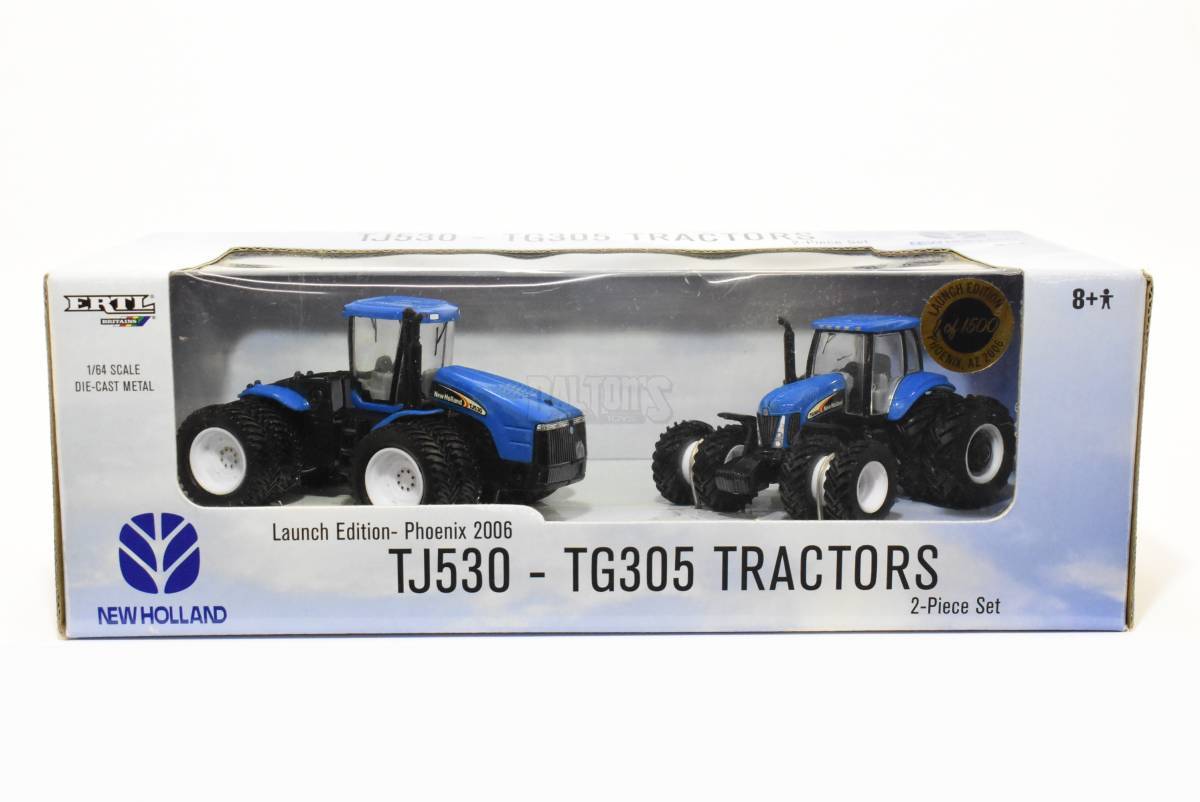 1/64 New Holland Phoenix Launch Edition Set With TJ530 & TG305 Tractors ...