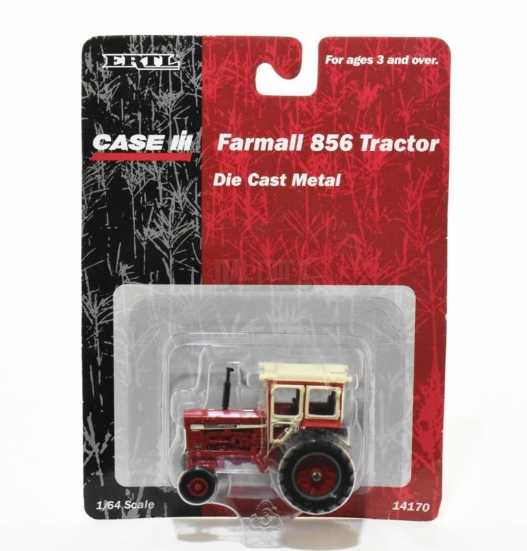 1/64 Farmall 856 Wide Front Tractor With Hiniker Cab - Dalton's Farm Toys