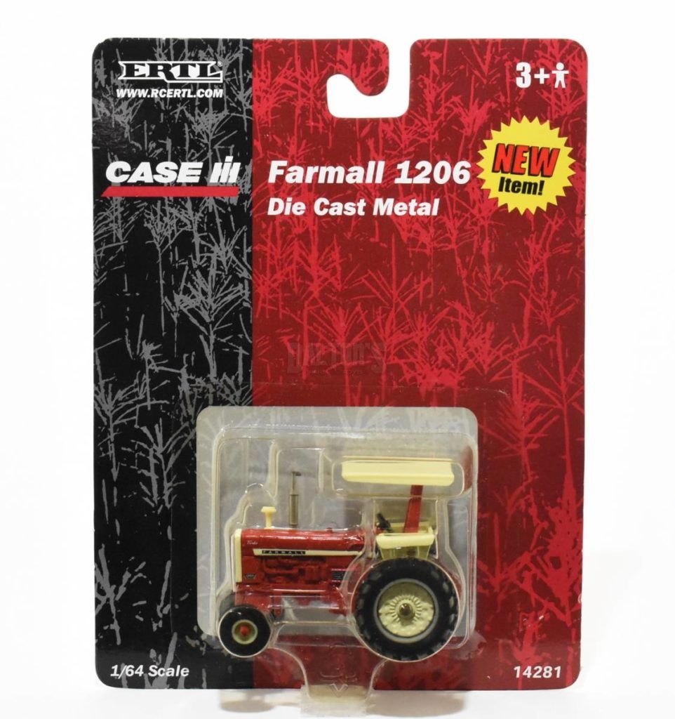 1/64 Farmall 1206 Tractor Wide Front With Canopy - Dalton's Farm Toys