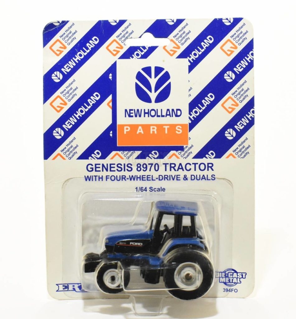 1/64 Ford 8970 Tractor with Front Wheel Assist & Rear Duals - Dalton's Farm Toys