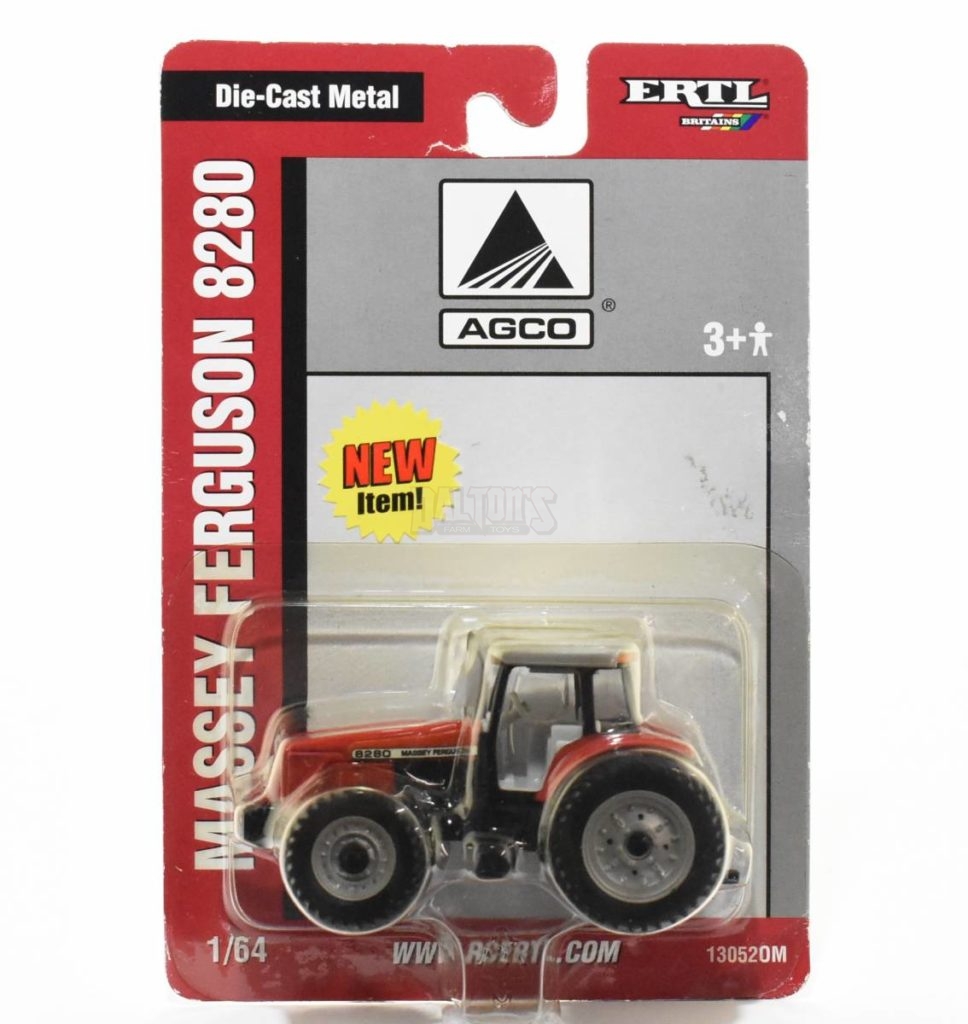 1/64 Massey Ferguson 8280 Tractor With Front Assist & Singles - Dalton's Farm Toys