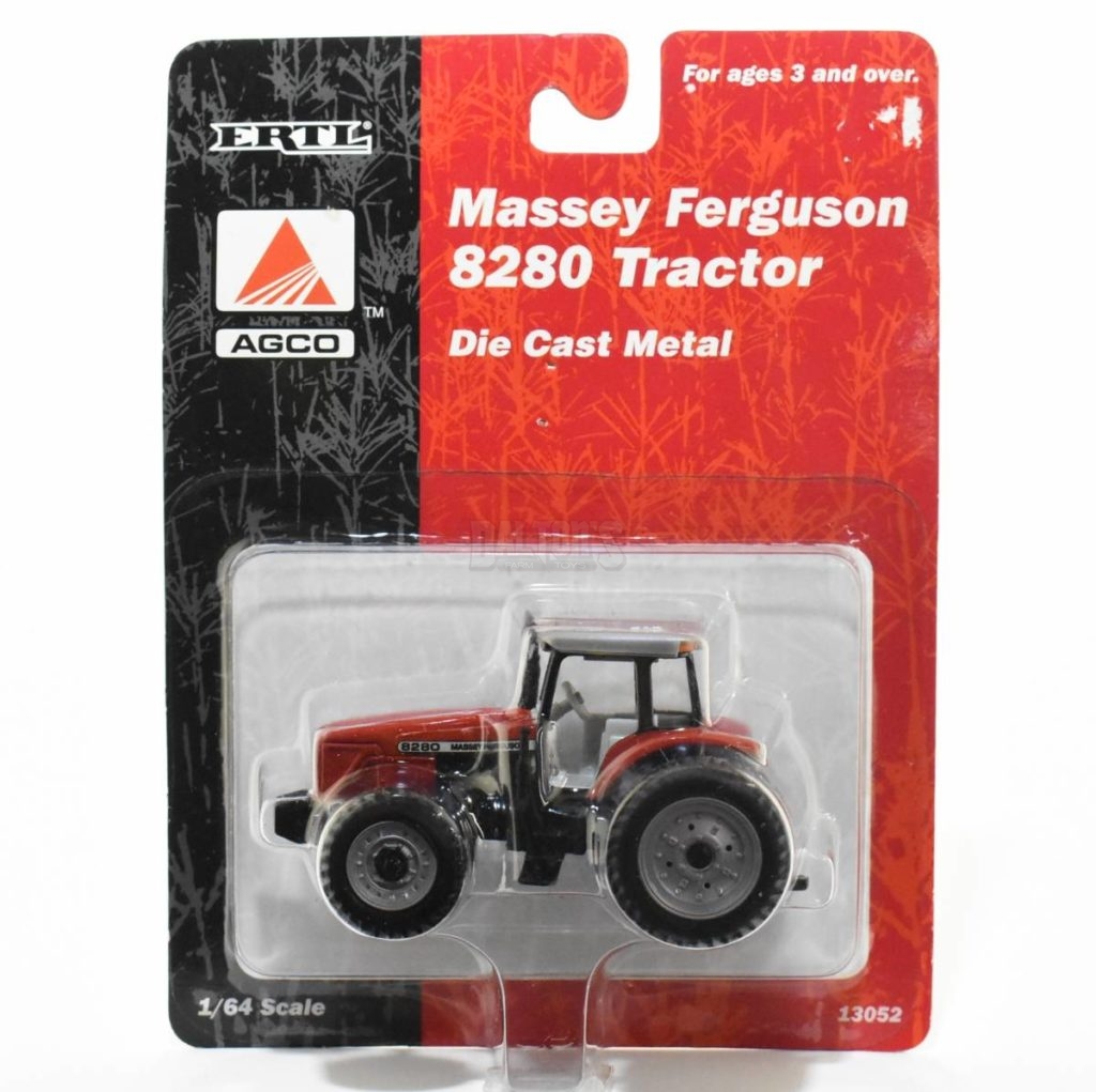 1/64 Massey Ferguson 8280 Tractor With Front Assist & Duals - Dalton's Farm Toys