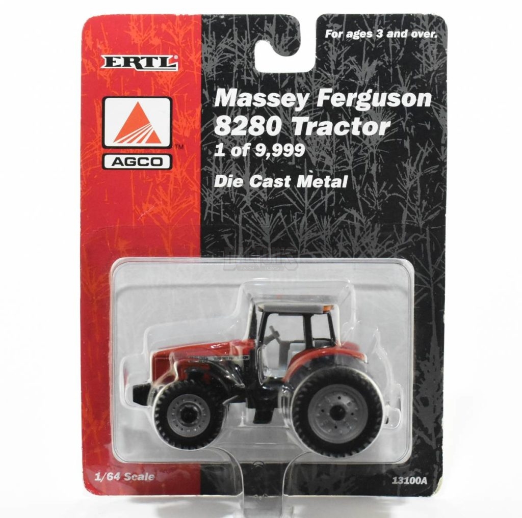 1/64 Massey Ferguson 8280 Tractor With Front Assist & Triples 1 Of 9,999 - Dalton's Farm Toys