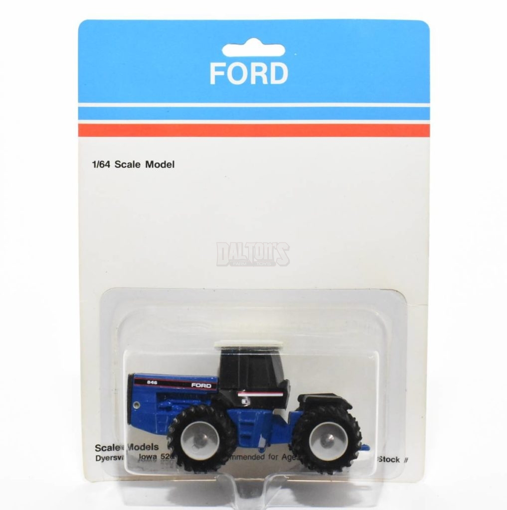 1/64 Ford 846 4wd Tractor With Duals - Dalton's Farm Toys