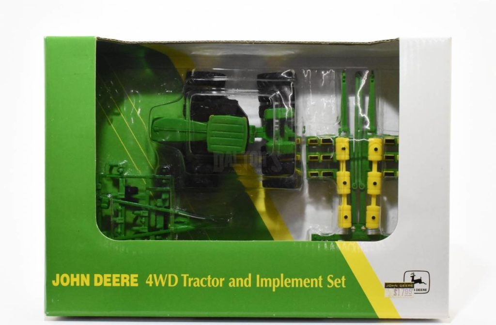 1/64 John Deere 4WD Tractor & Implement Set, Including 9300 4WD Tractor ...