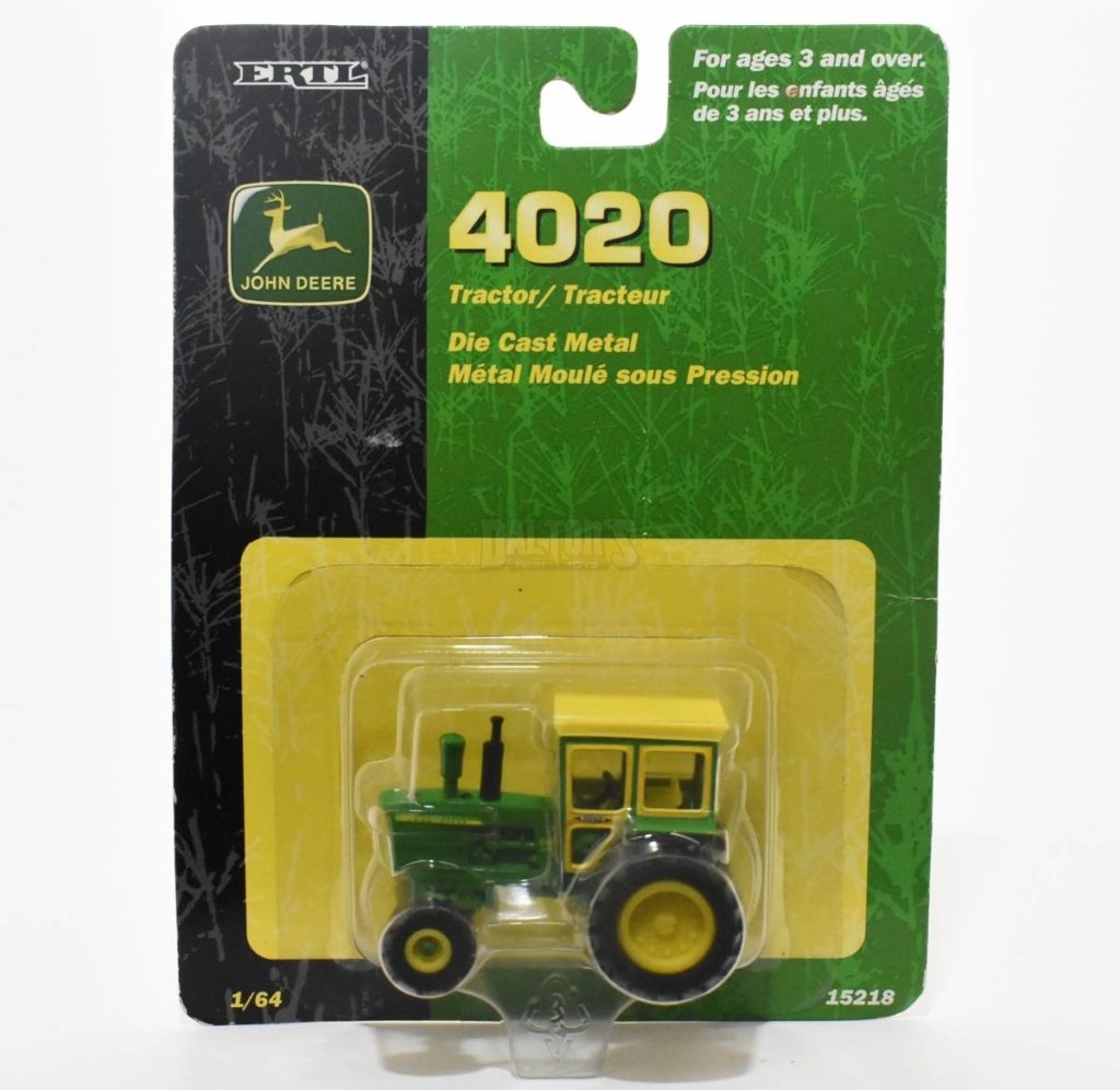 1/64 John Deere 4020 Tractor With Cab and Front Wheel Assist - Dalton's ...
