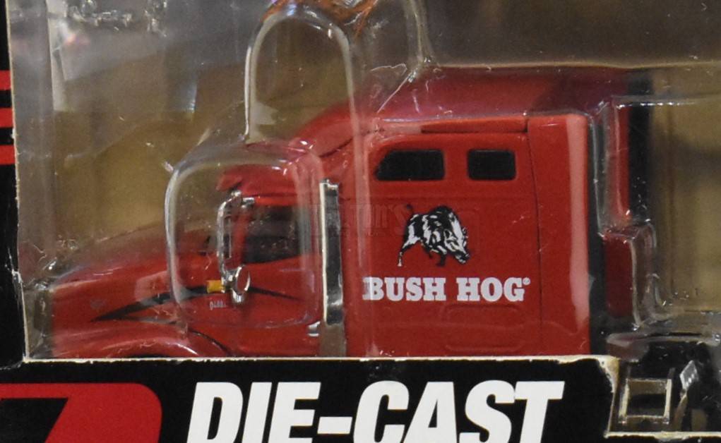 1/64 International Semi With Flatbed and Bush Hog Batwing Mowers ...