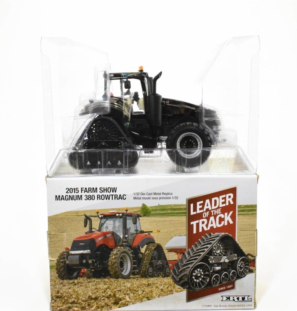 1/32 Case IH 380 Row Trac Tractor 2015 Farm Show, Black Chrome Chaser ...