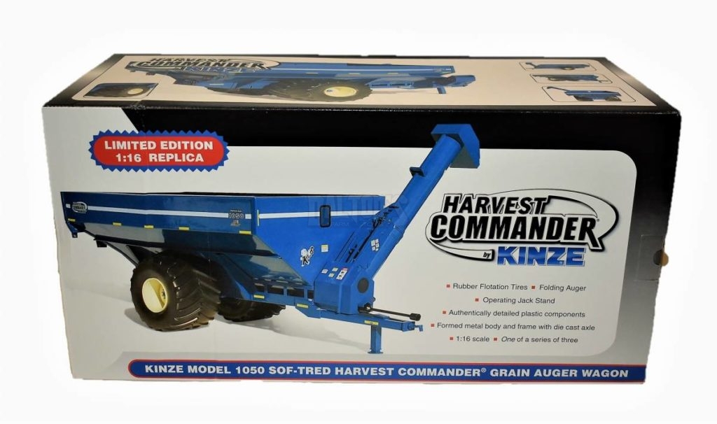 1/16 Kinze 1050 Sof-Tred Harvest Commander Grain Auger Wagon - Dalton's ...