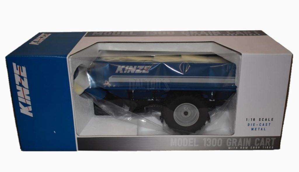 1/16 Kinze 1300 Grain Cart With Row Crop Tires - Dalton's Farm Toys