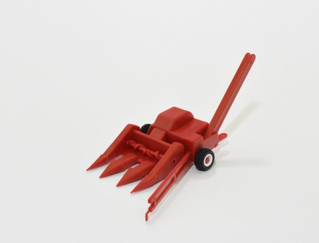 1/64 3 Row Pull Type Corn Picker, Red - Dalton's Farm Toys
