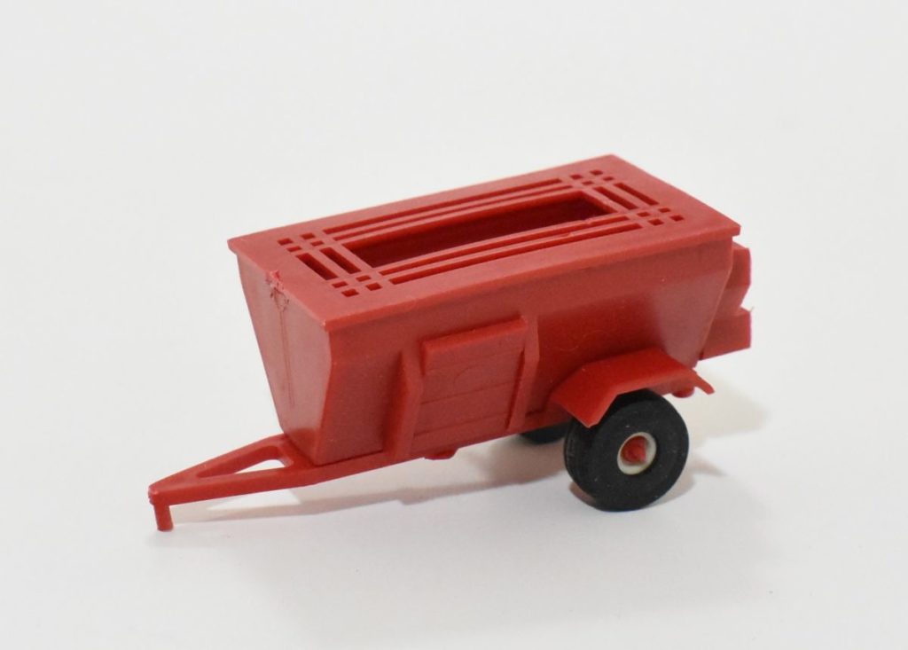 1/64 TMR Mixer Feed Wagon, Red - Dalton's Farm Toys