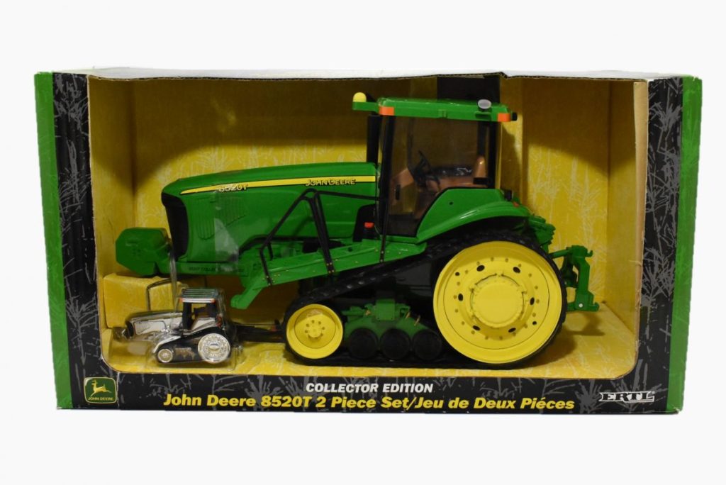 1/16 John Deere 8520T Tractor with Tracks 2 Piece Set With Chrome 1/64 ...