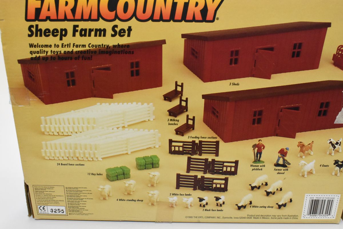 1/64 Farm Country Sheep Farm Playset With Buildings - Dalton's Farm Toys