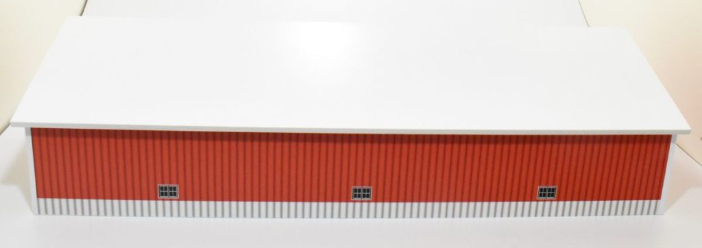 1/64 Red 60 x 120 machine shed with porch - Dalton's Farm Toys