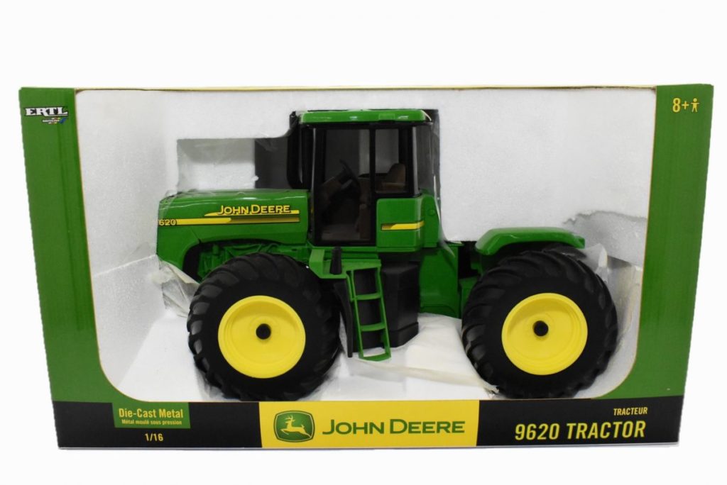 1/16 John Deere 9620 4WD Tractor With Wide Singles - Dalton's Farm Toys