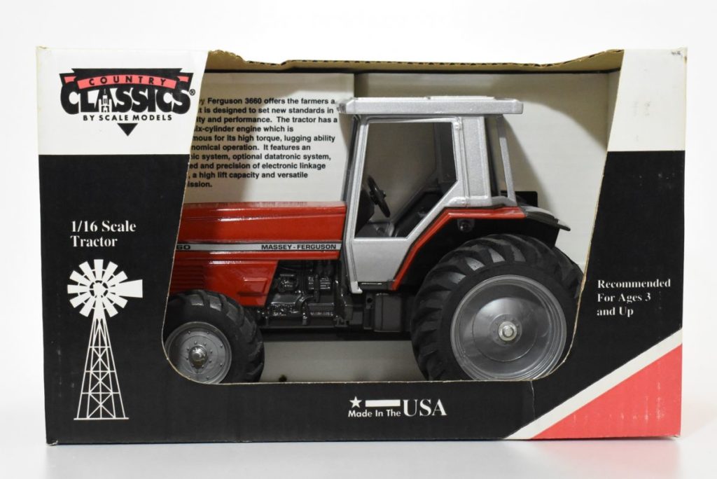 1/16 Massey Ferguson 3660 Tractor With Front Wheel Assist - Dalton's Farm Toys