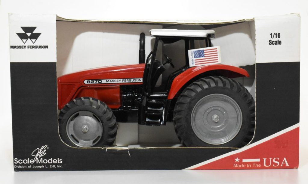 1/16 Massey Ferguson 8270 Tractor With Front Wheel Assist & Singles - Dalton's Farm Toys