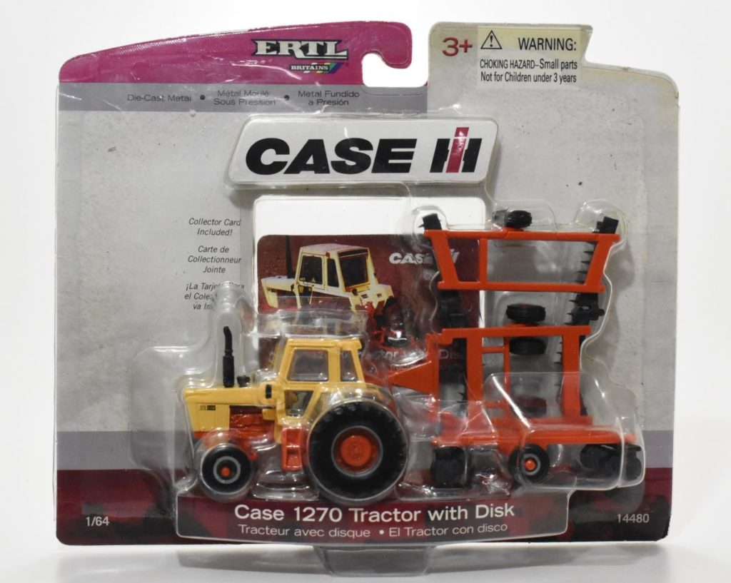 1/64 Case 1270 Tractor With Disk - Dalton's Farm Toys