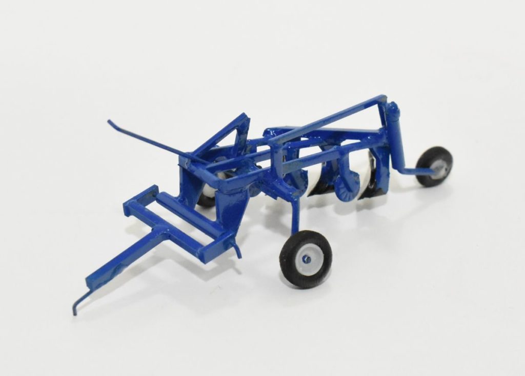 1/64 Scratch Built Ford 3 Bottom Plow - Dalton's Farm Toys
