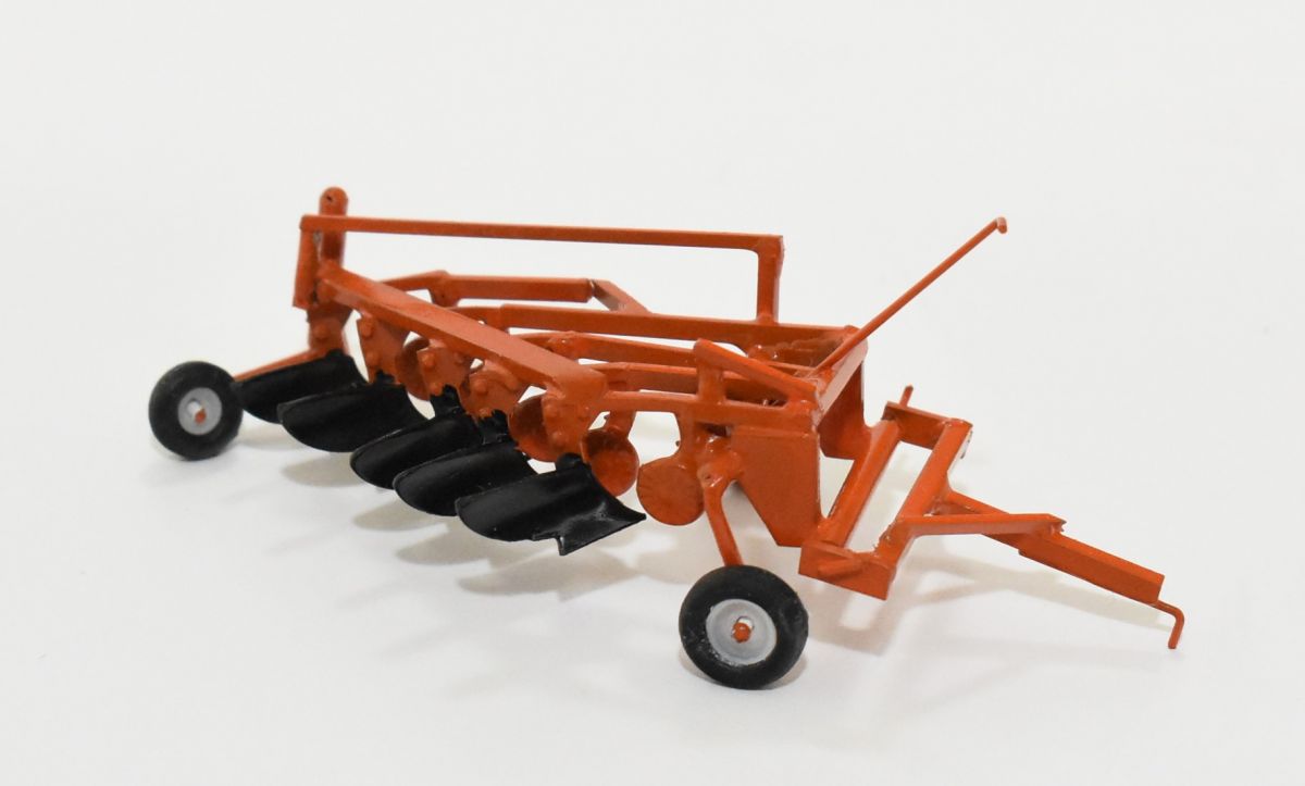 1/64 Scratch Built Allis Chalmers 5 Bottom Plow - Dalton's Farm Toys