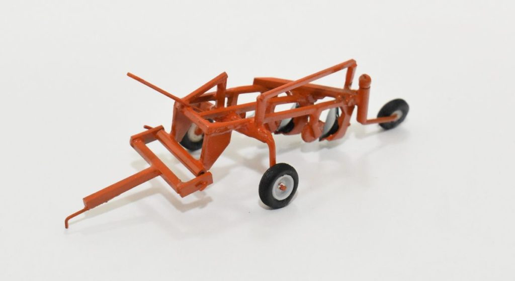 1/64 Scratch Built Allis Chalmers 3 Bottom Plow - Dalton's Farm Toys