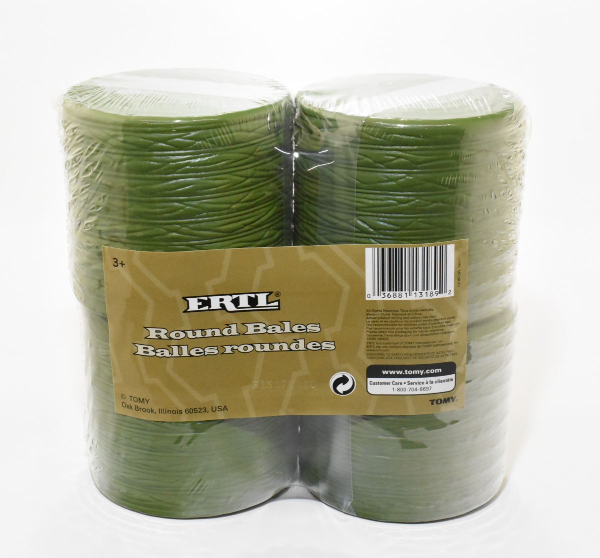 1/16 Round Hay Bales, Package of 4 - Dalton's Farm Toys