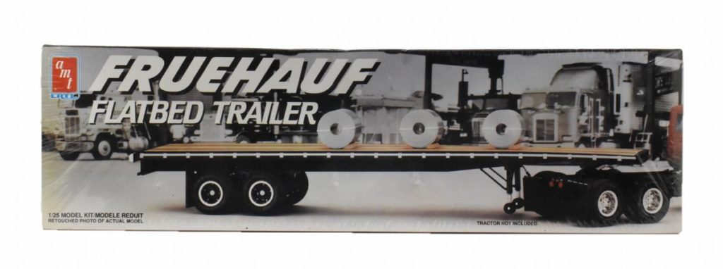 1/25 Fruehauf Flatbed Trailer Model Kit - Dalton's Farm Toys