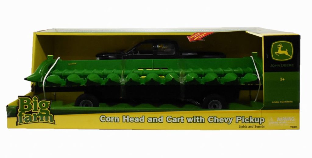 1/16 Big Farm John Deere Corn Head & Cart W/ Chevy Pickup - Dalton's ...