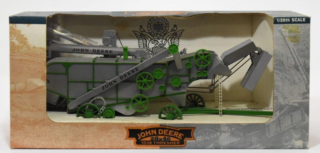 1/28 John Deere 28x46 1938 Thresher Threshing Machine With Steel Wheels ...