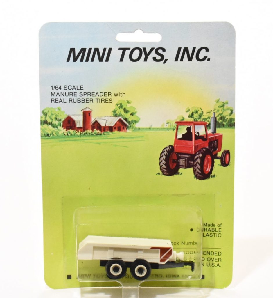 1/64 Manure Spreader White - Dalton's Farm Toys