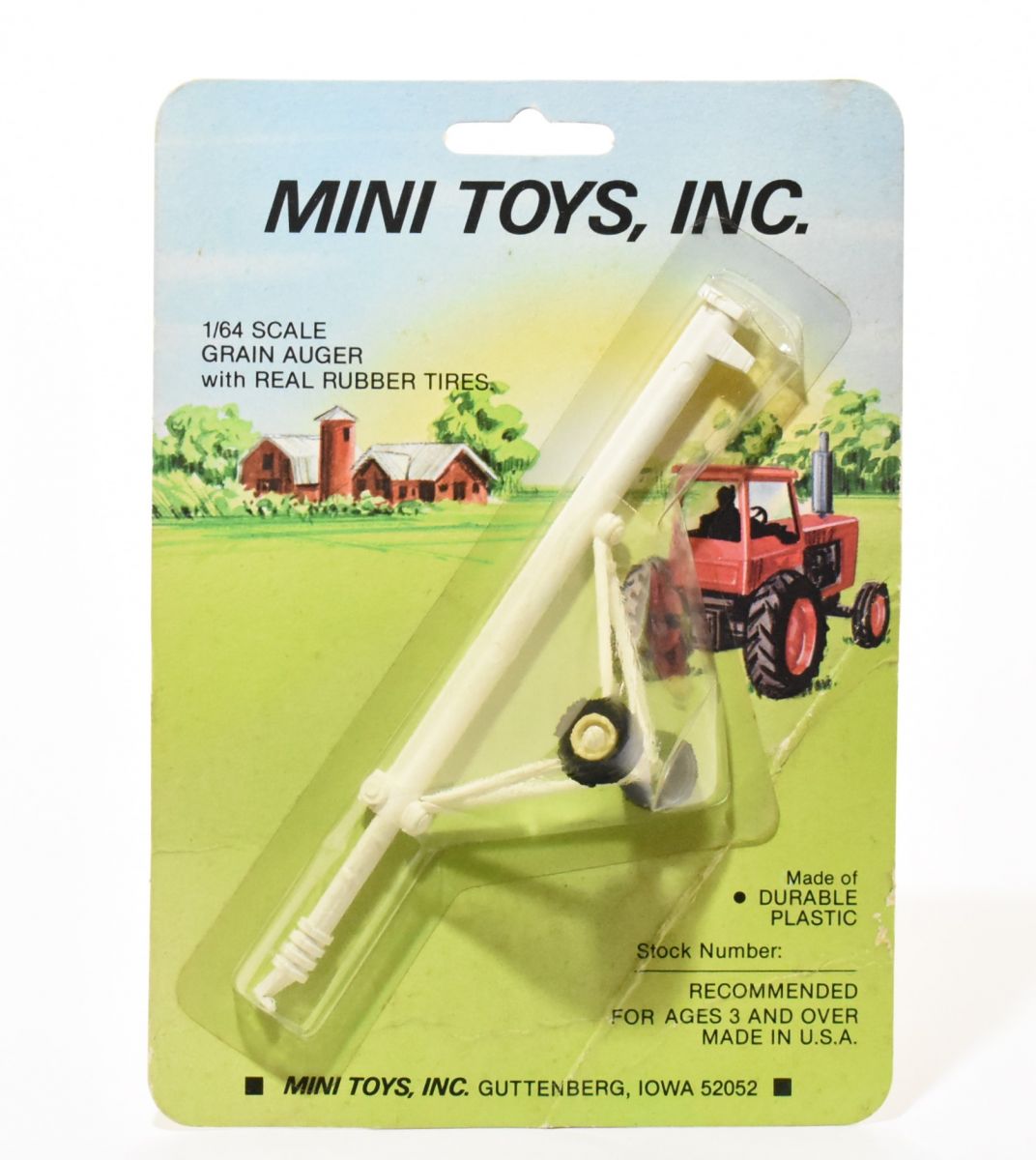 1/64 Grain Auger White - Dalton's Farm Toys