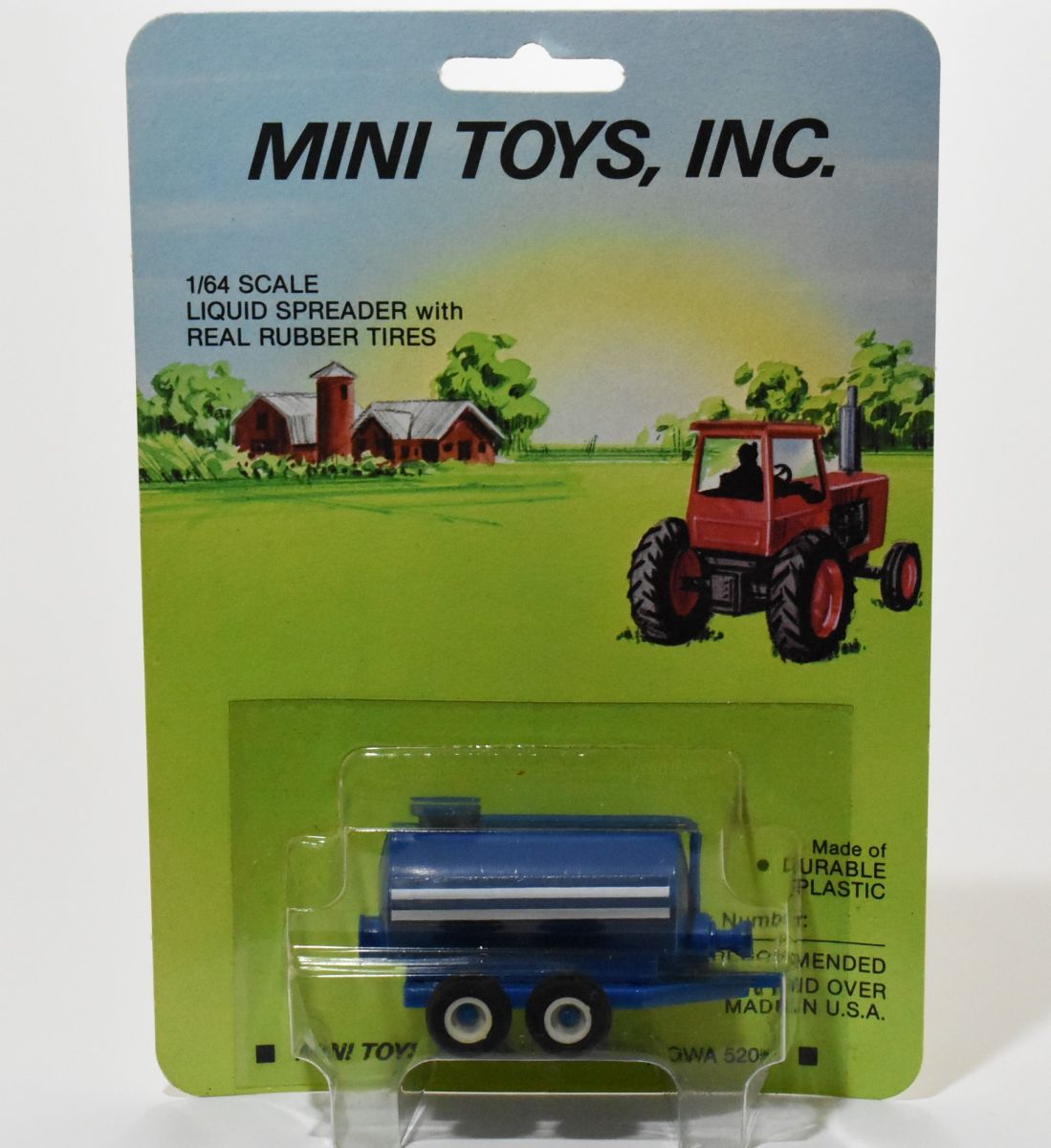1/64 Liquid Manure Spreader Ford Blue - Dalton's Farm Toys