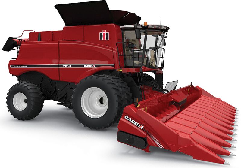 1/64 Case IH 7150 Combine With Retro Paint Scheme, Authentic #10 ...