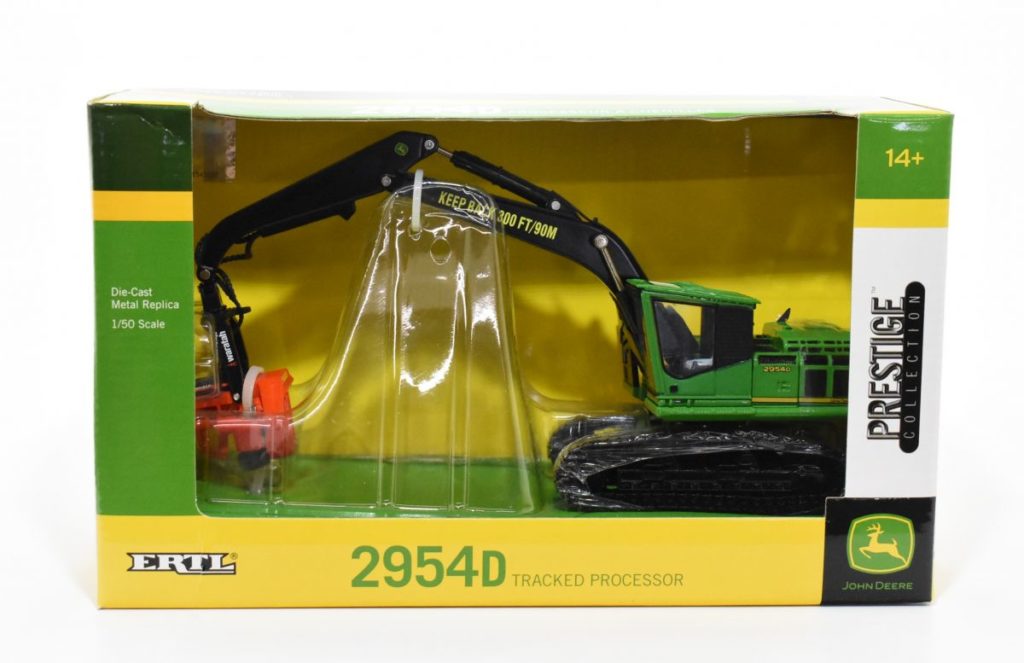 1/50 John Deere 2954D Tracked Tree Forestry Processor - Dalton's Farm Toys
