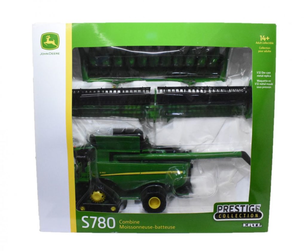 1/32 John Deere S780 Combine W/ Tracks, Draper & Corn Heads - Dalton's ...